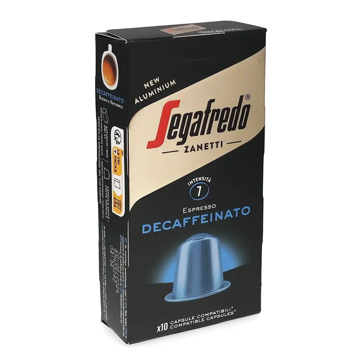 Segafredo | Decaffeinated Espresso - 10 pods for Nespresso®