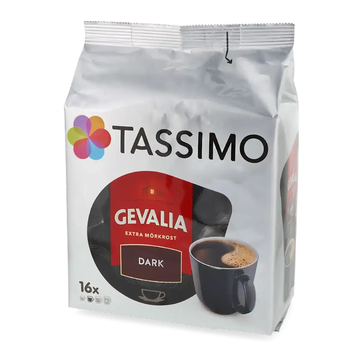 Gevalia | Dark - 16 pods for Tassimo