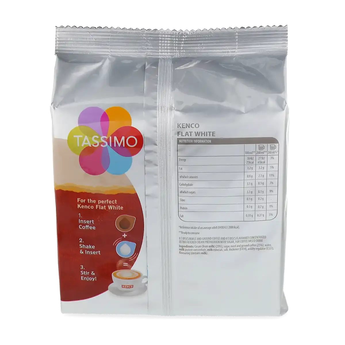 Kenco | Flat White - 16 pods for Tassimo